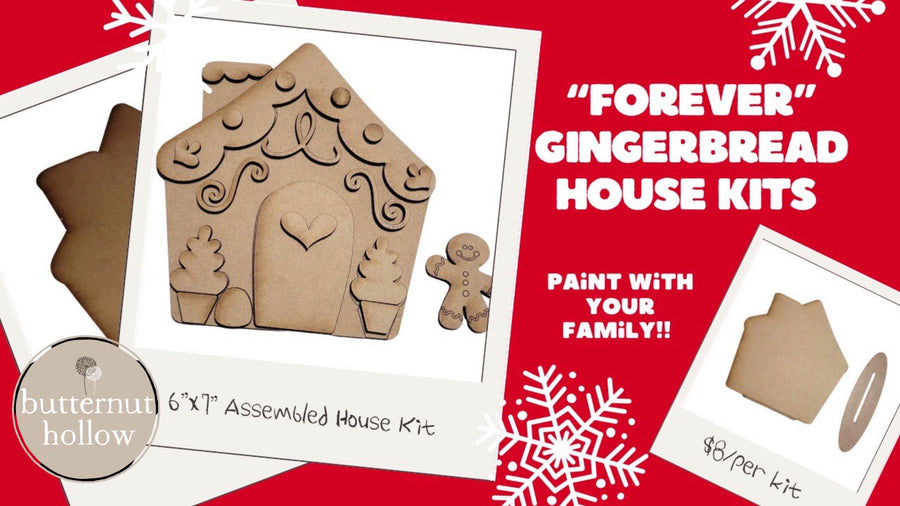 DIY Kit - Forever Gingerbread House – Butternut Hollow