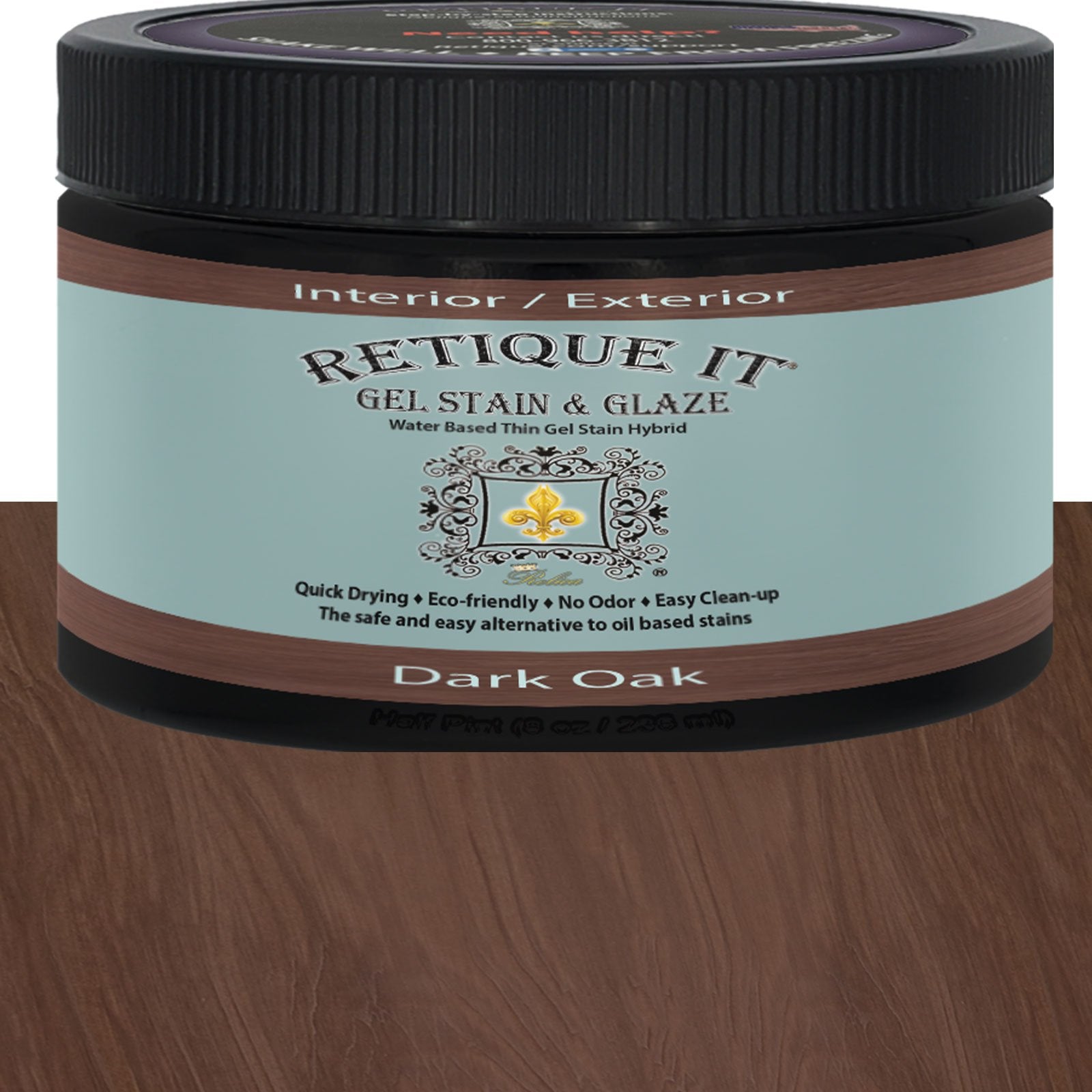 Retique It Water Based Gel Stain - Dark Oak 8 oz. – Butternut Hollow